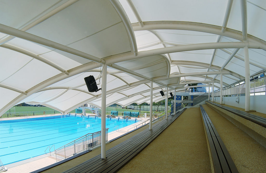 Structurflex Protects Swim Spectators From the Sun